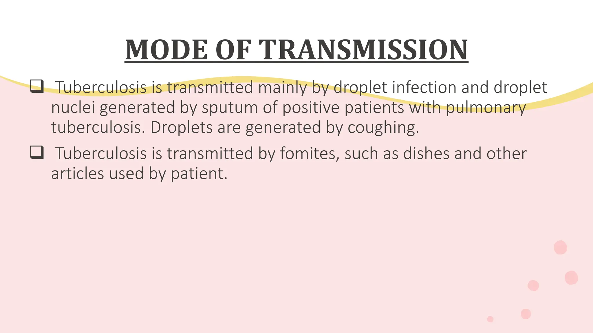 TUBERCULOSIS Community health nursing ppt | PPTX