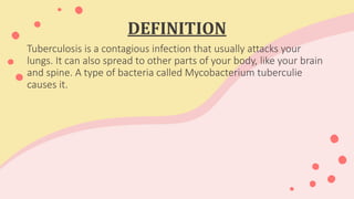 TUBERCULOSIS Community health nursing ppt | PPTX