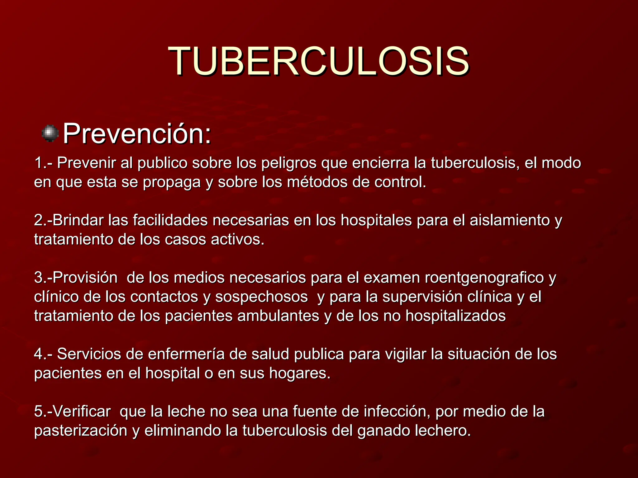 bases y resumen de la Tuberculosis bovina | PPT