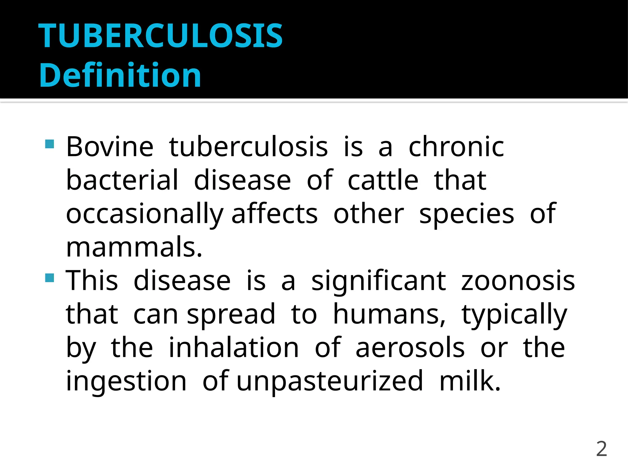 TUBERCULOSIS.....bacterial zoonosis...pptx