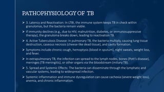 Tuberculosis, Introduction, causes, pathophysiology, treatment | PDF