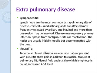 Tuberculosis including all types of tb.pptx