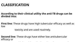 Anti-tubercular drugs.pptx pharmacological drugs | PPTX