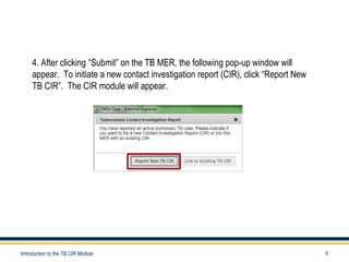 Tuberculosis-Contact-Investigation-Reports-Module.pptx