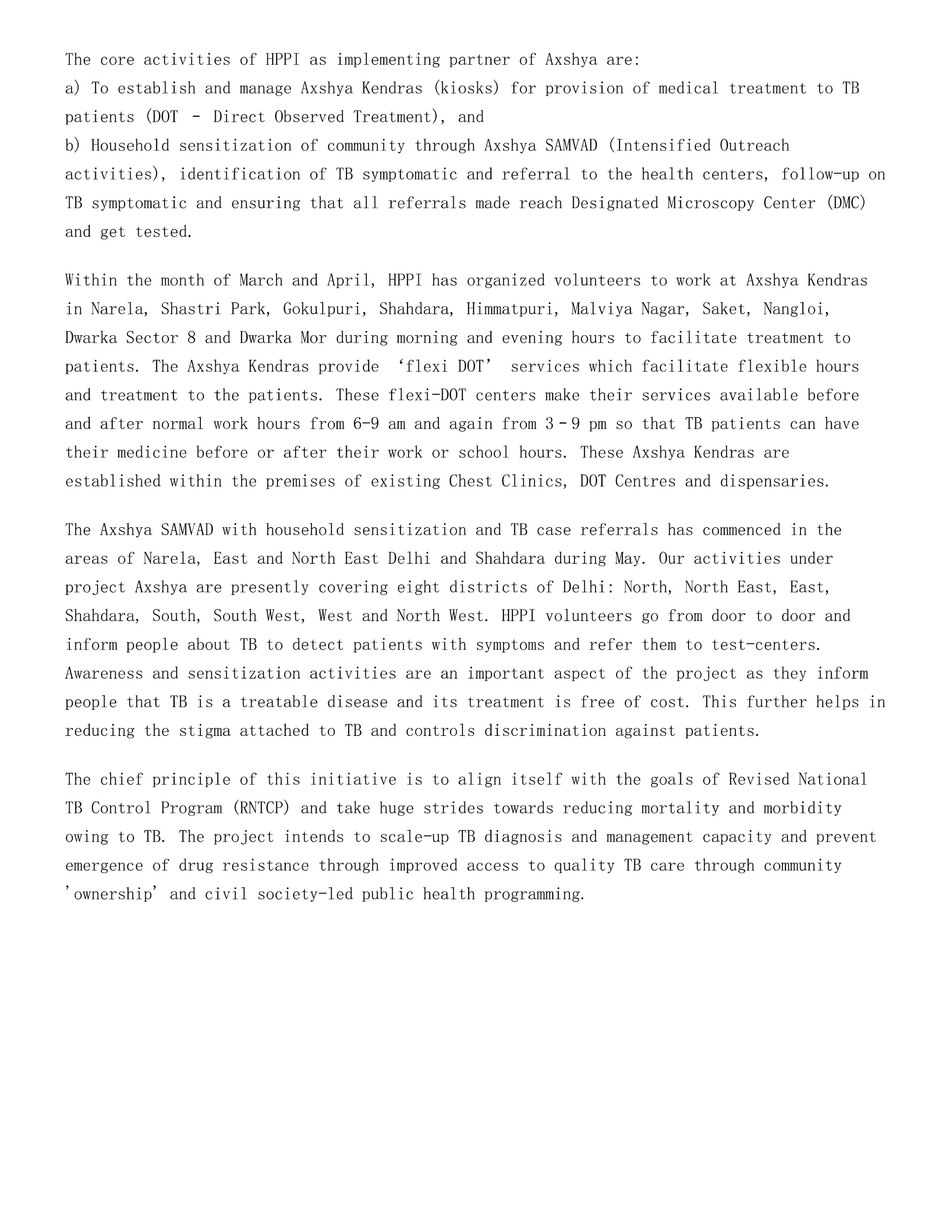 Tuberculosis - The Union & HPPI join together to fight TB | PDF