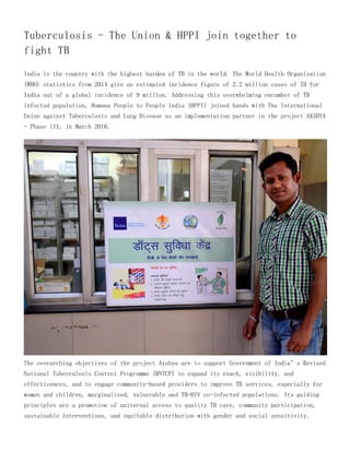 Tuberculosis - The Union & HPPI join together to fight TB | PDF
