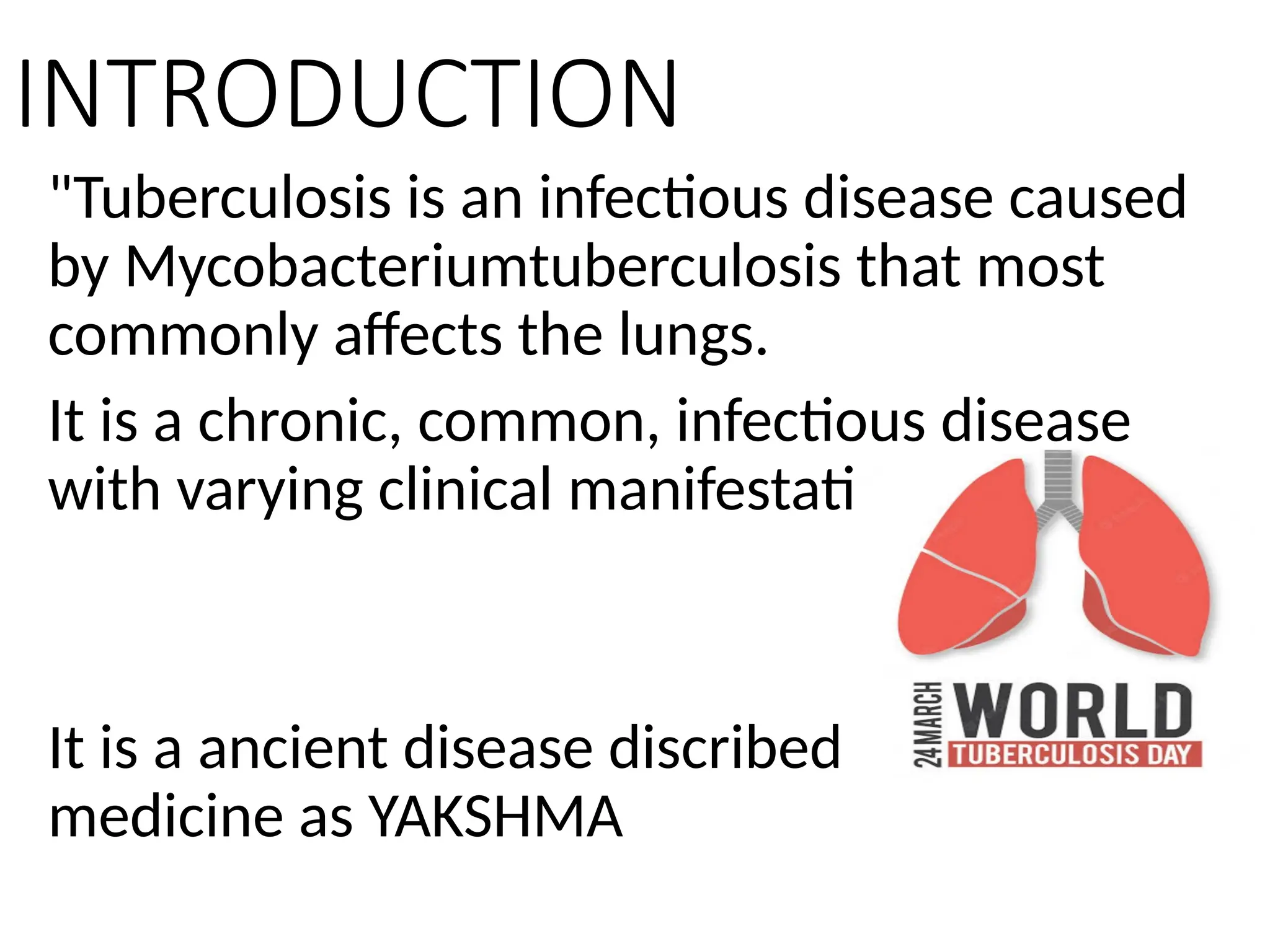 TUBERCULOSIS symptoms, diagnosis, treatment | PPT