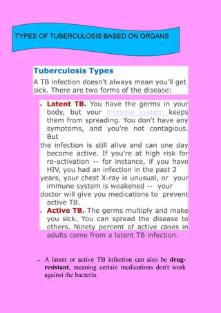 Tuberculosis | PDF
