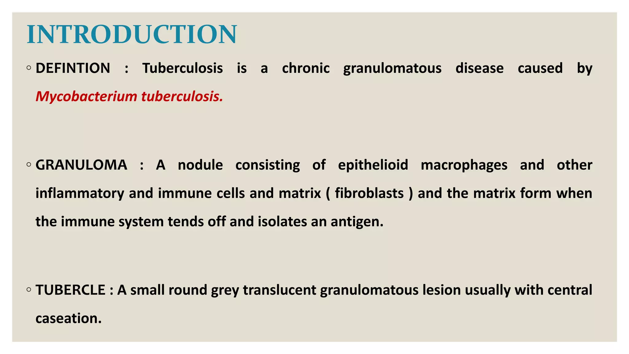 Tuberculosis and anti tubercular drugs | PPTX