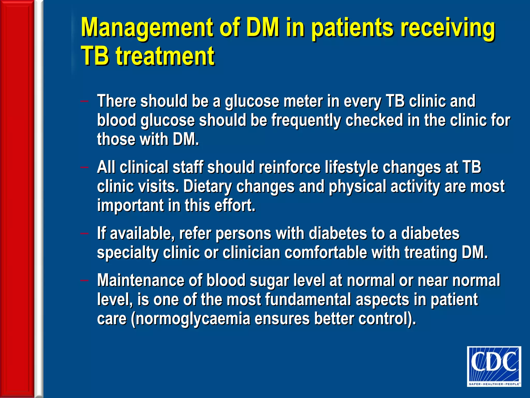 Tuberculosis and diabetes mellitus double trouble | PPT