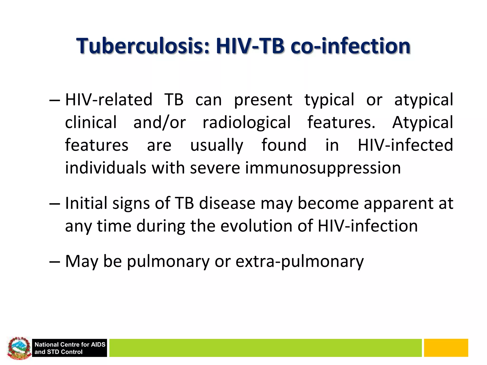 Tuberculosis and HIV Coinfection.ppt