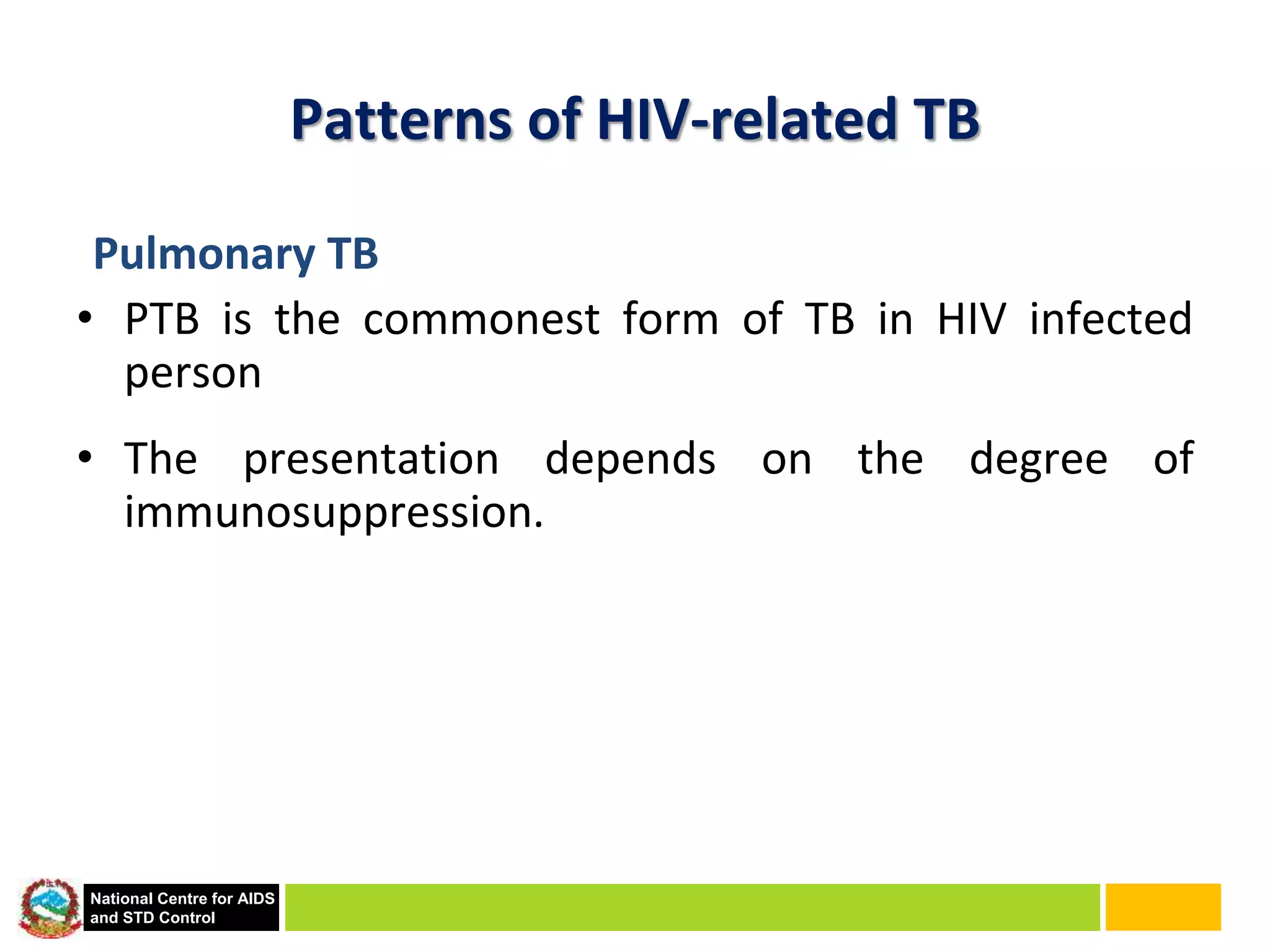Tuberculosis and HIV Coinfection.ppt
