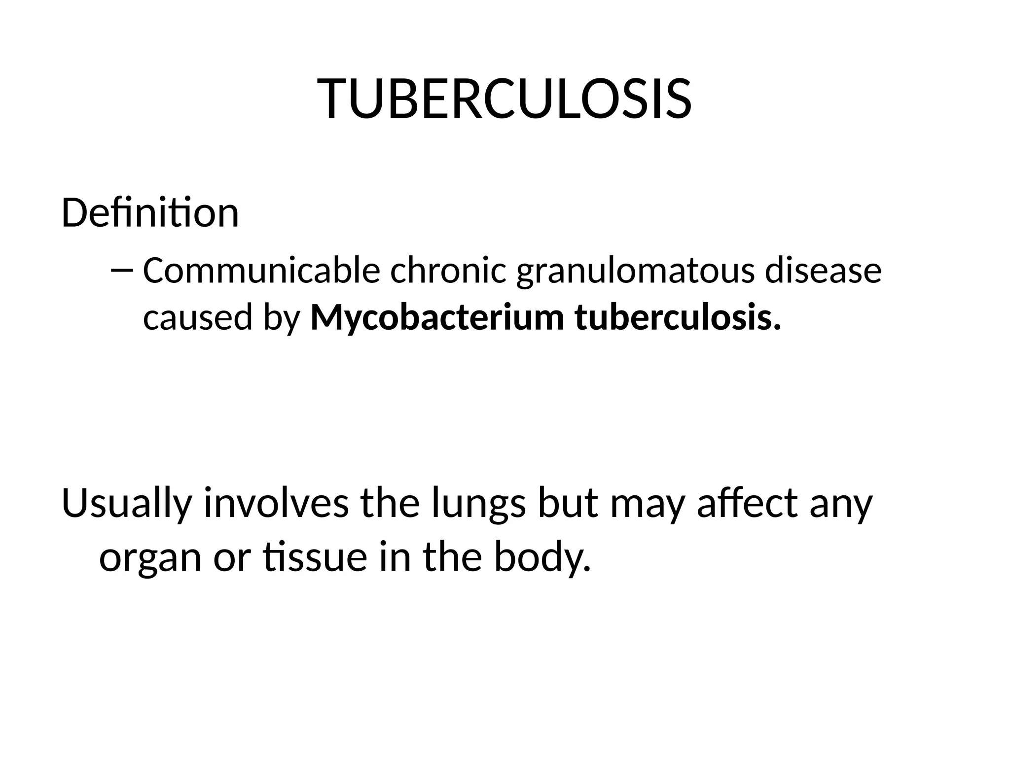 Pulmonary Tuberculosis: Types, Transmission, Symptoms | PPTX
