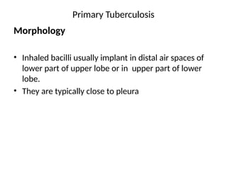 Pulmonary Tuberculosis: Types, Transmission, Symptoms | PPTX