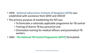 Tuberculosis control in india | PPTX