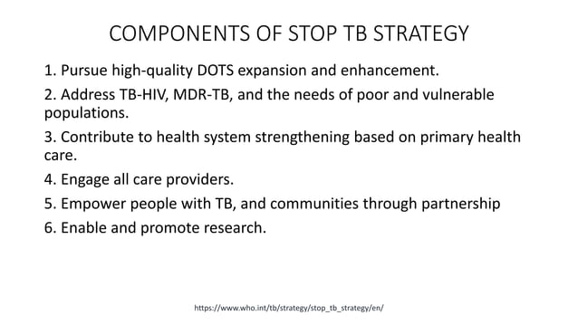 Tuberculosis control in india | PPTX