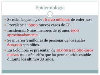 Tuberculosis en el niño | PPT