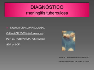Tuberculosis en sistema nervioso central | PPTX