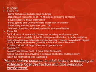 Tuberculosis (extra pulmonary) | PPT