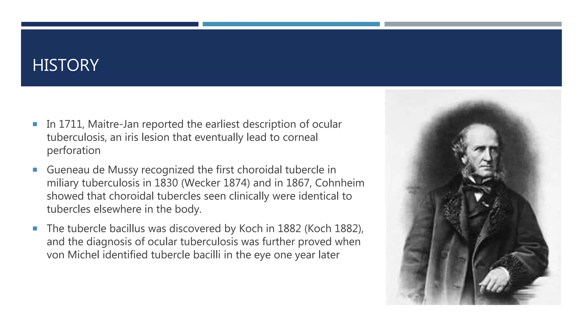 Ocular Manifestations of Tuberculosis | PPTX