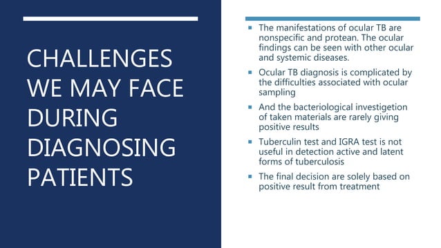 Ocular Manifestations of Tuberculosis | PPTX