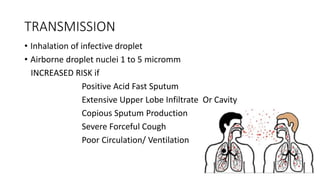 tuberculosis introduction and pathophysiology | PPT