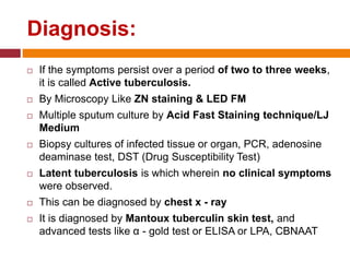 Tuberculosis | PPTX