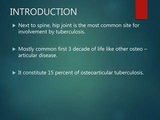 Tuberculosis of Hip Joint | PPT