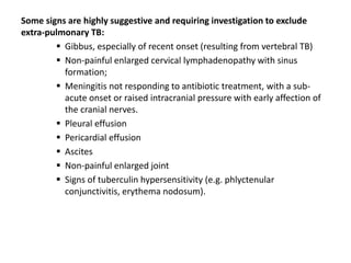 TUBERCULOSIS IN CHILDREN part one student file pdf | PDF