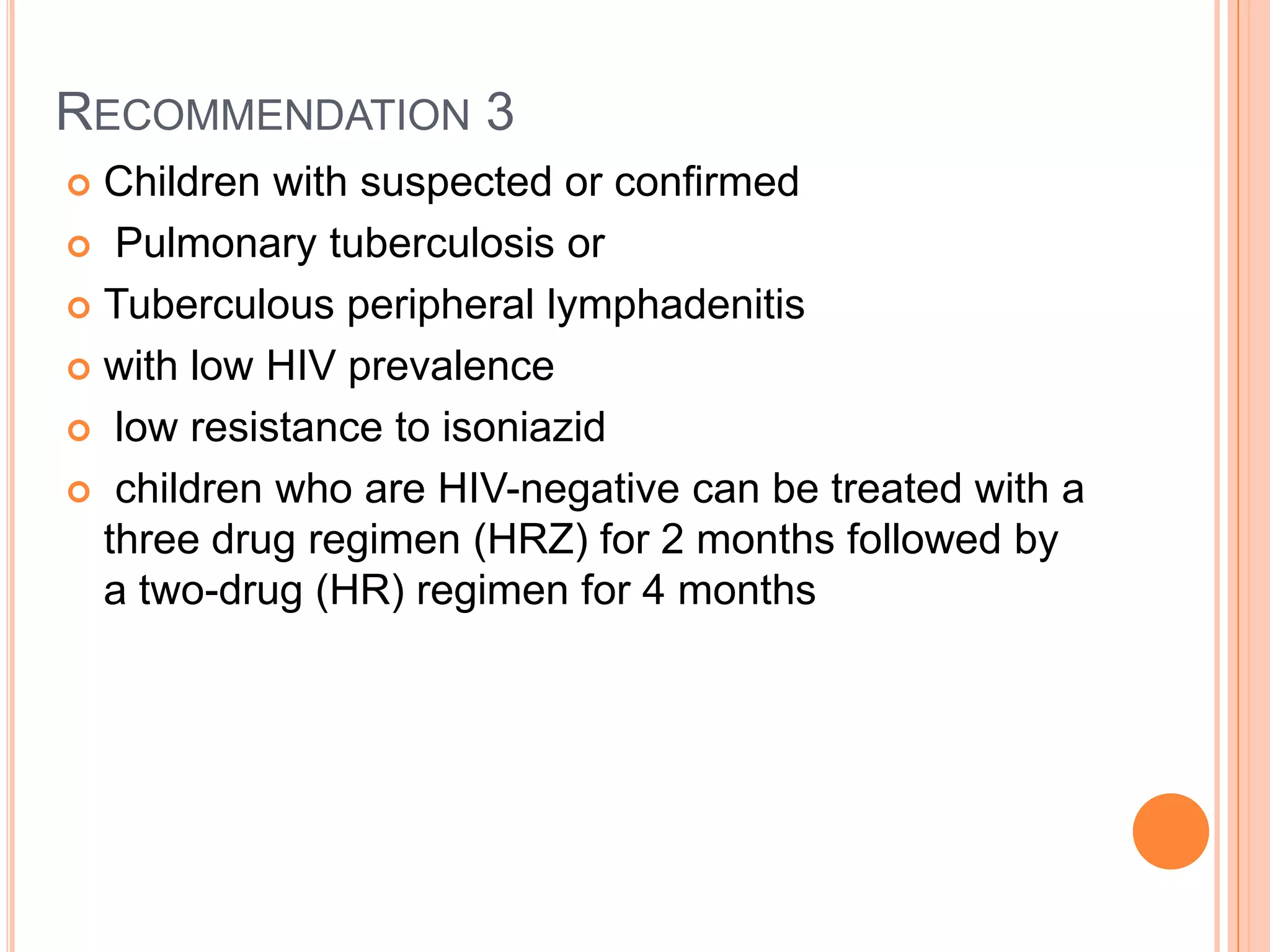 Tuberculosis in children | PPTX