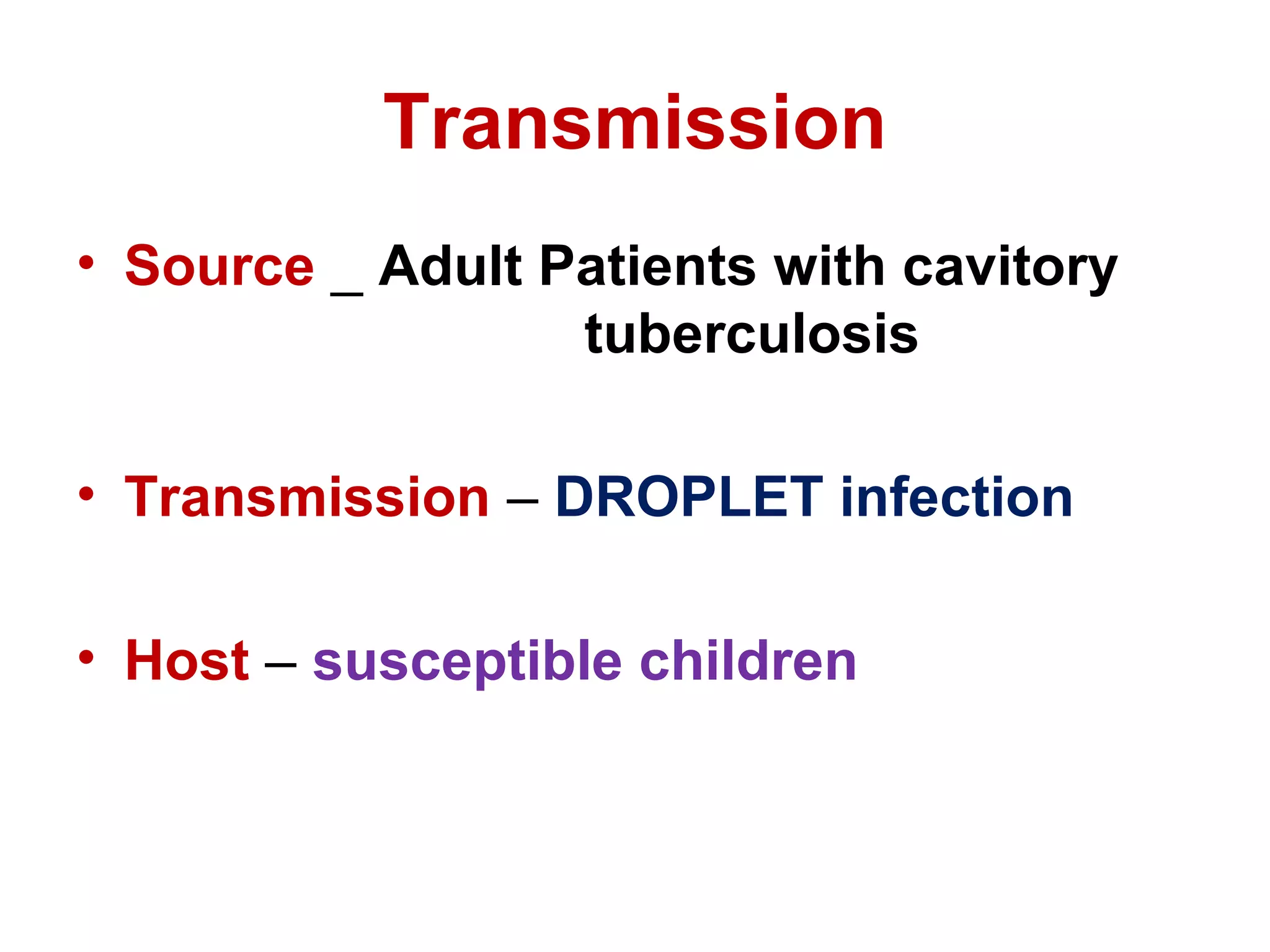 Tuberculosis in children 2019 | PPT