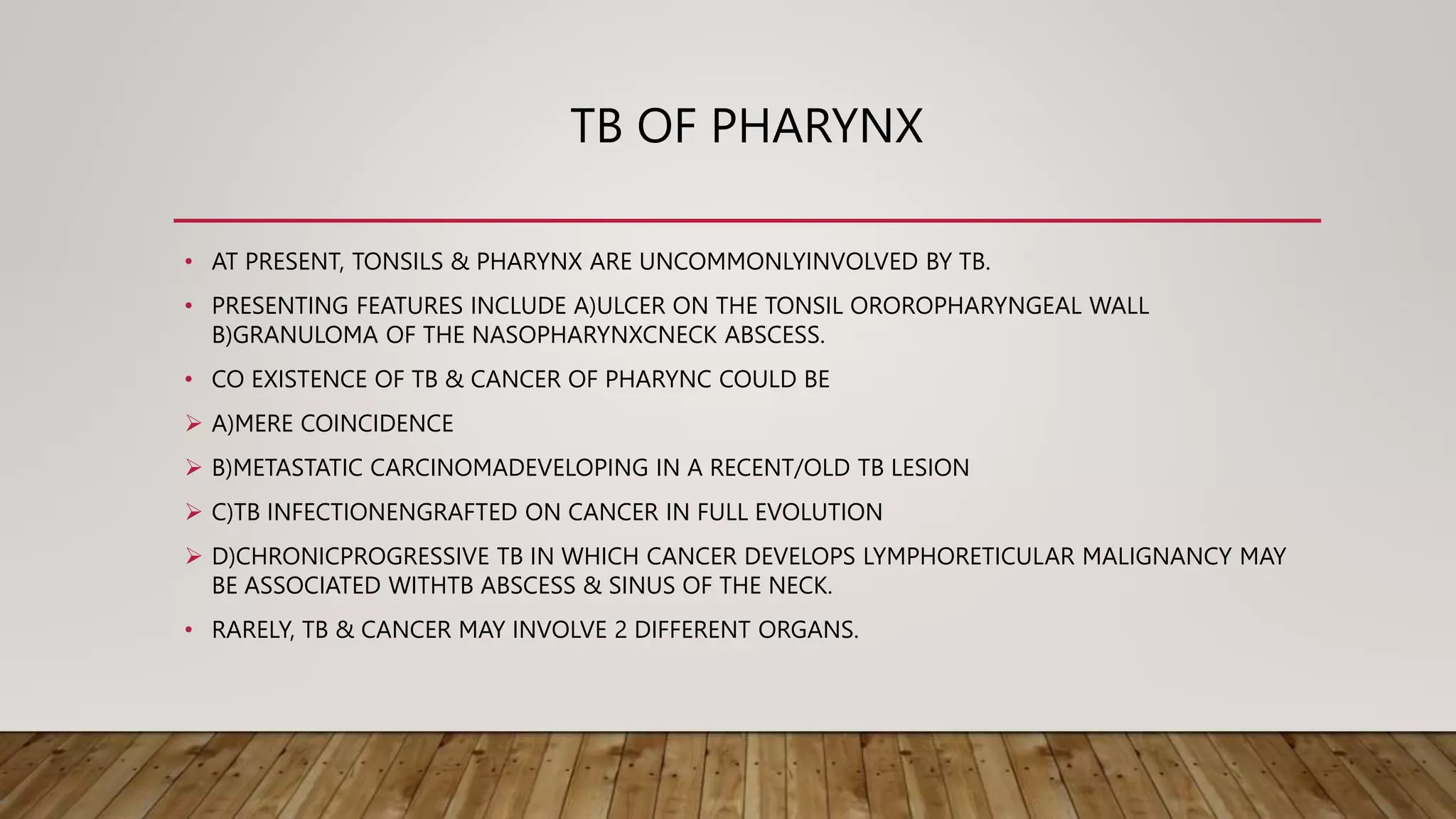 TUBERCULOSIS IN ENT.pptx