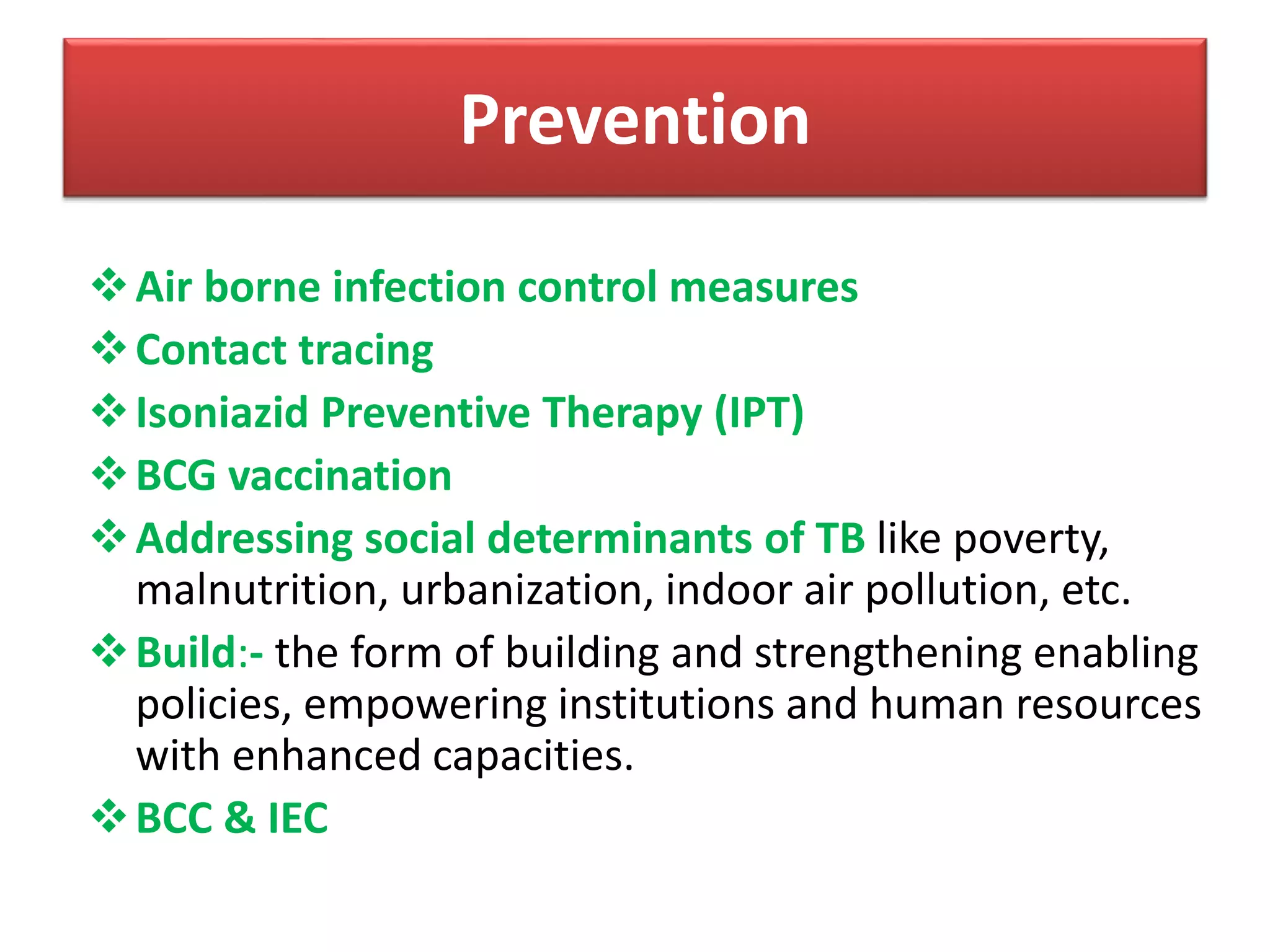 Tuberculosis in india | PPTX