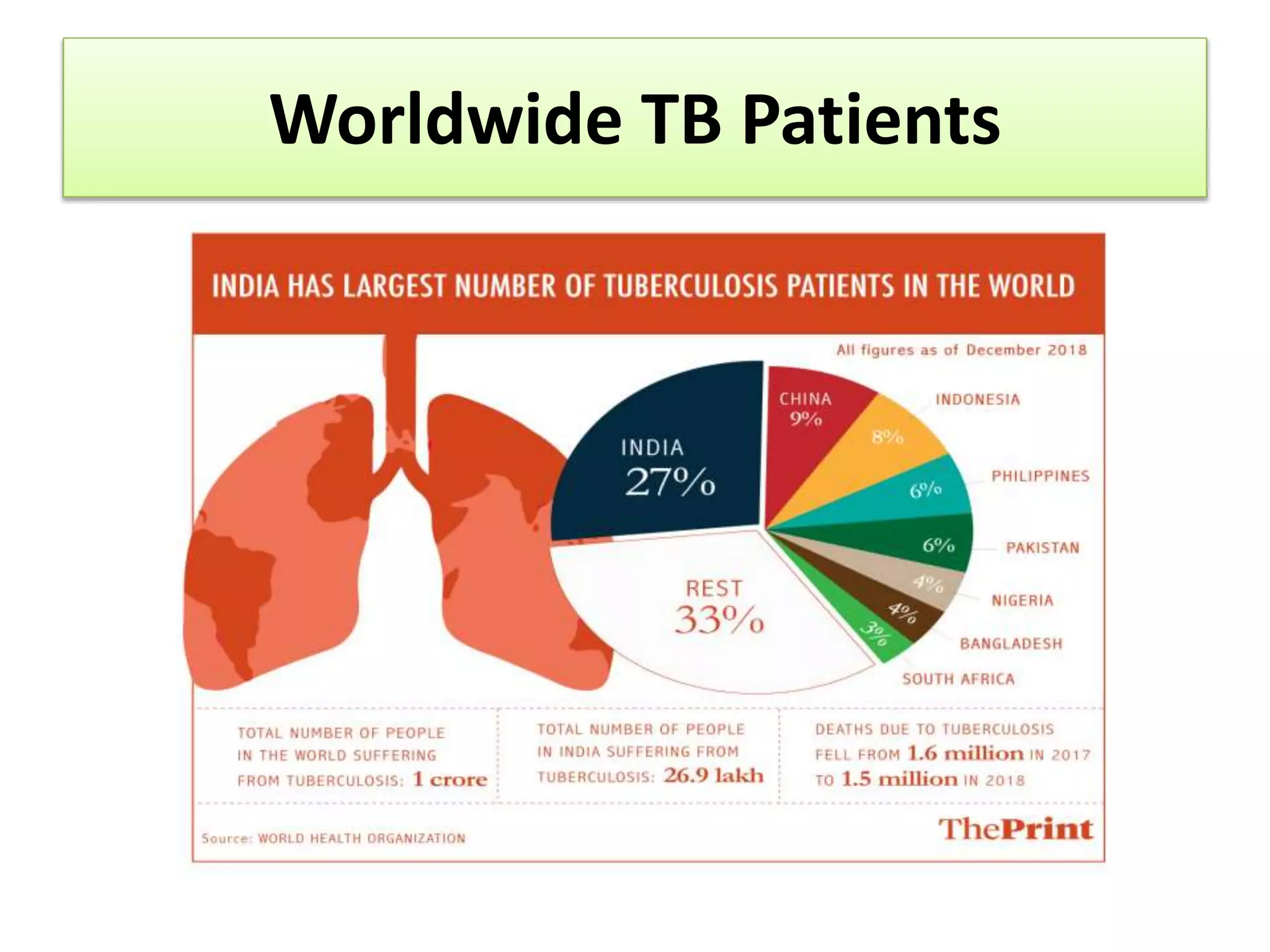 Tuberculosis in india | PPTX
