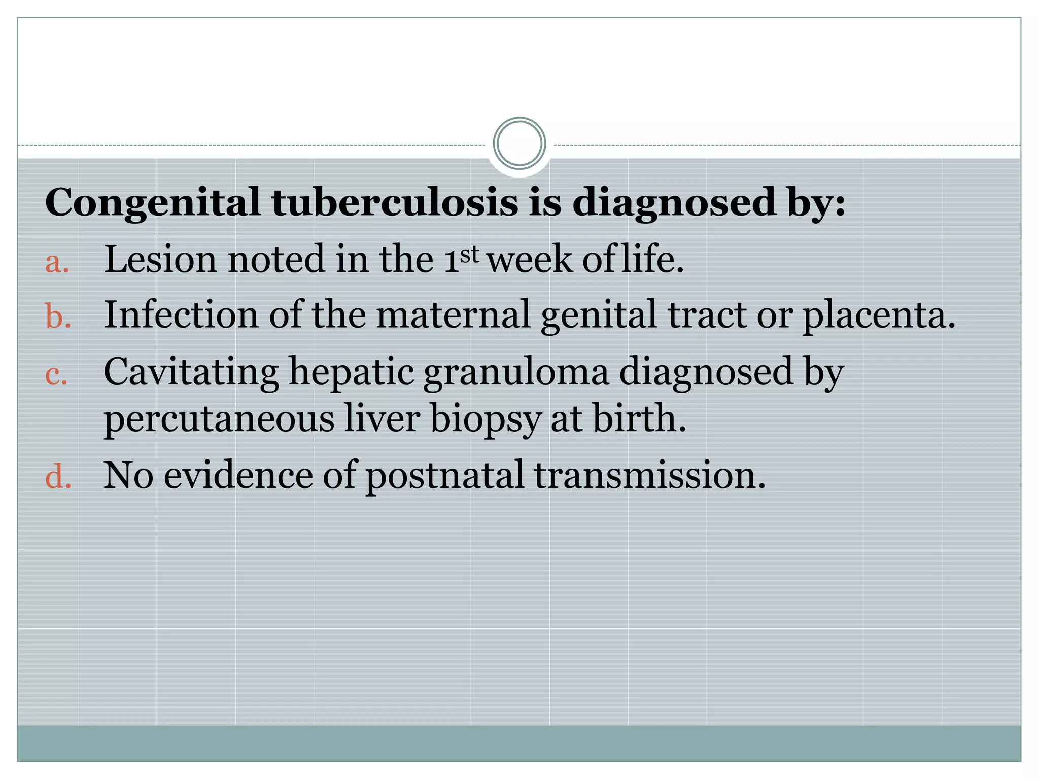 Tuberculosis in pregnancy | PPTX