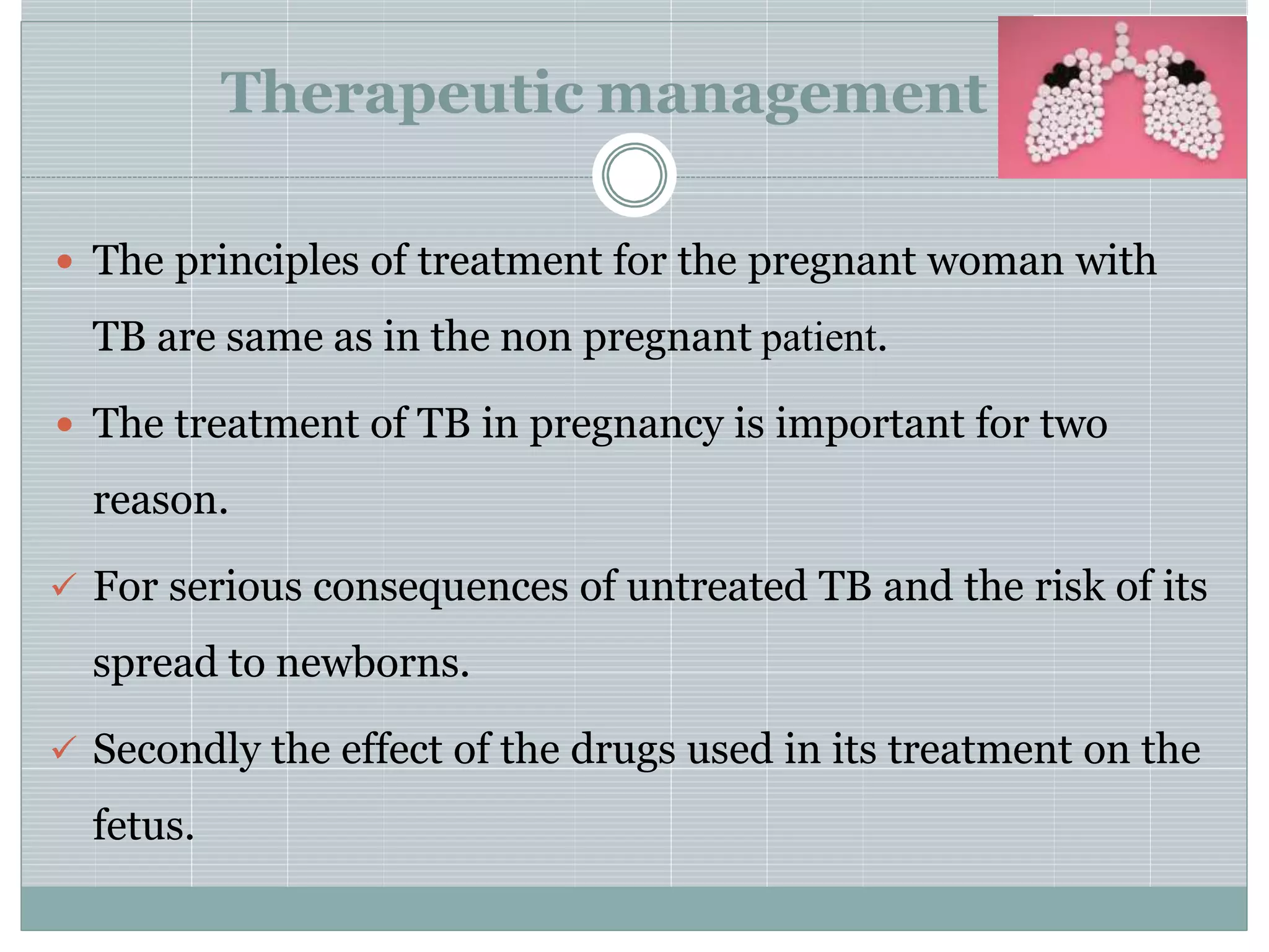 Tuberculosis in pregnancy | PPTX
