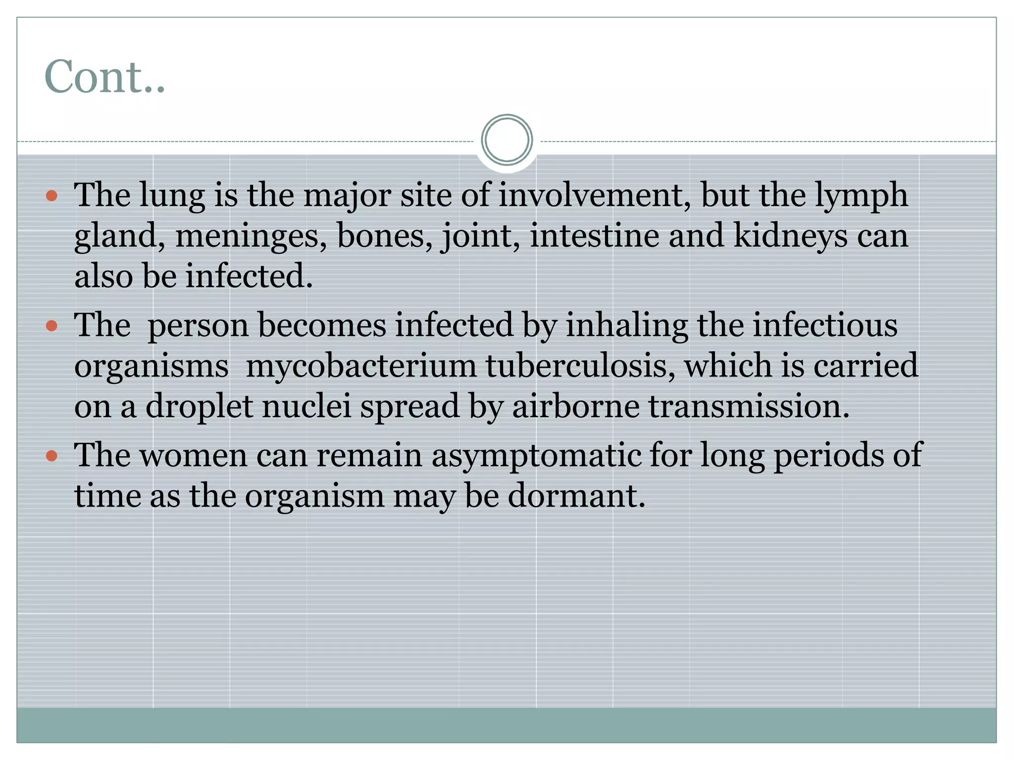 Tuberculosis in pregnancy | PPTX