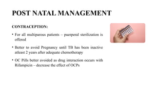 TUBERCULOSIS IN PREGNANCY - presentation | PPTX