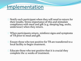 Tuberculosis in the homeless: Little Rock, AR> | PPTX | Lung and ...