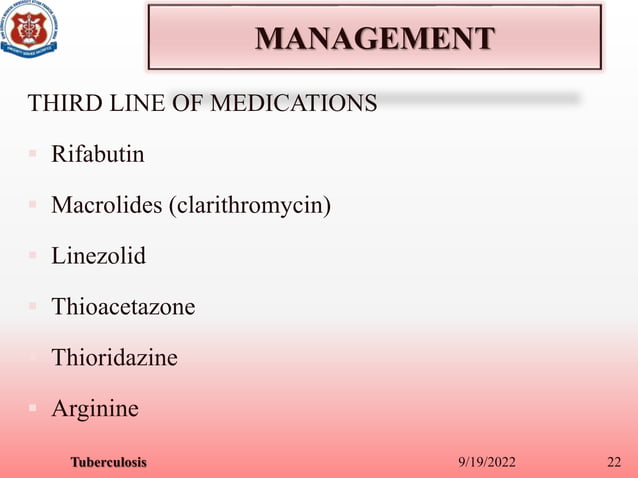 tuberculosis (MSN).pptx | Lung and Respiratory Health | Diseases and Conditions