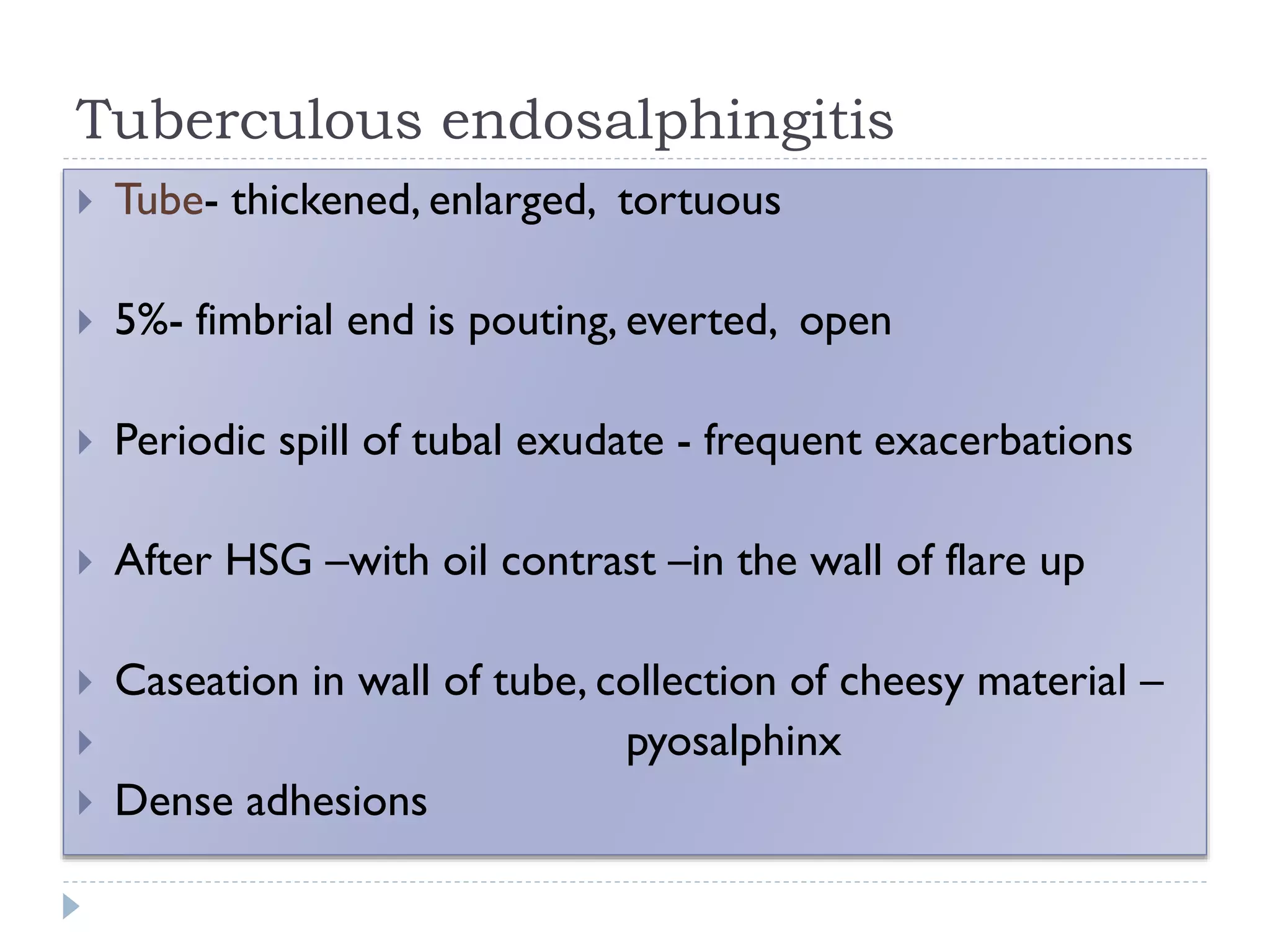 Tuberculosis of genital tract | PPTX