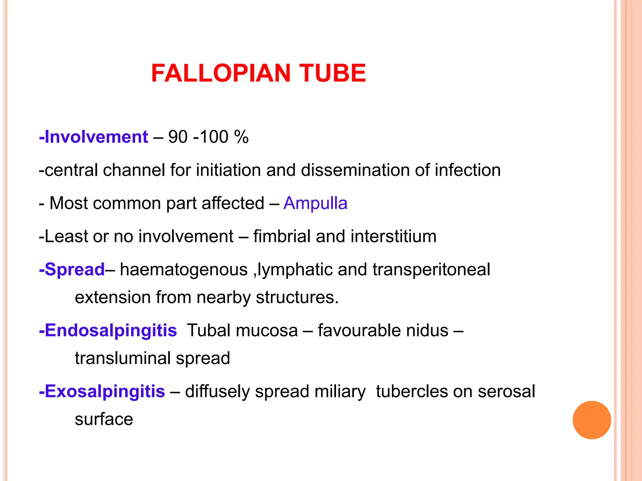 Tuberculosis of genital tract presentation | PPTX