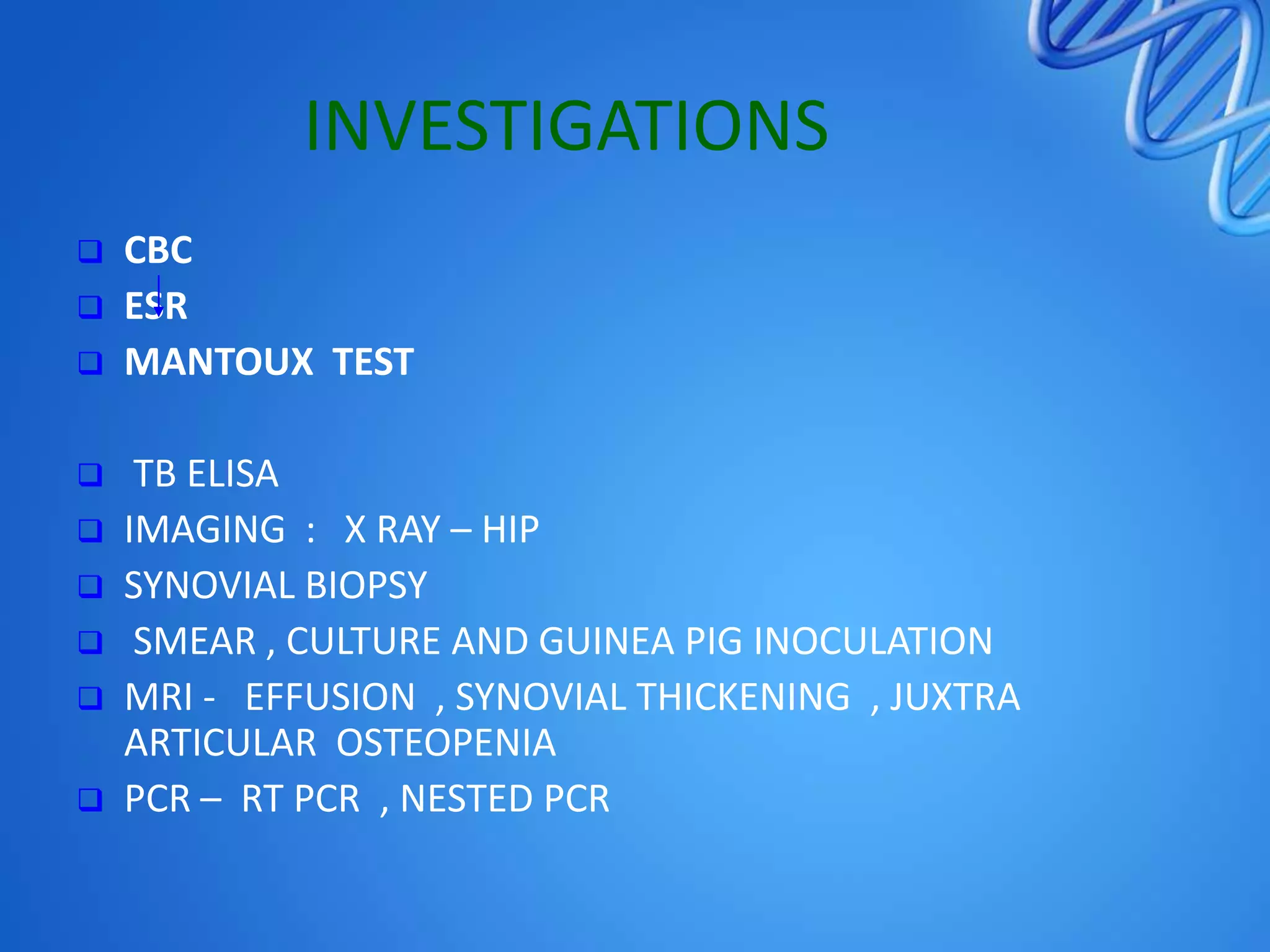 Tuberculosis of hip | PPTX