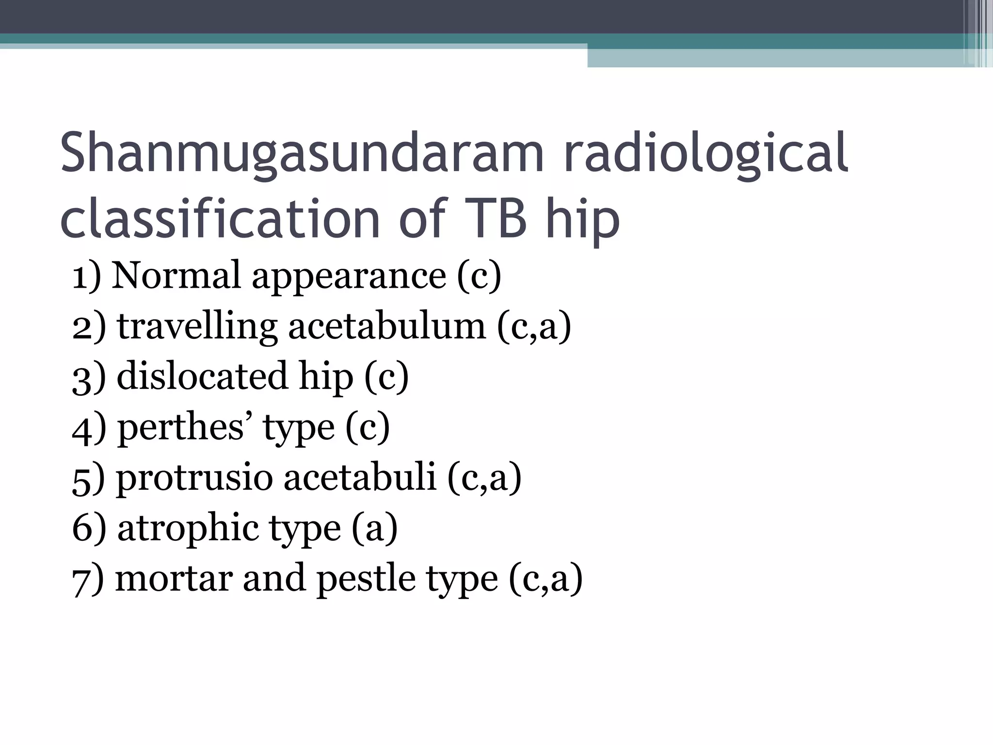 Tuberculosis of hip and knee | PPT