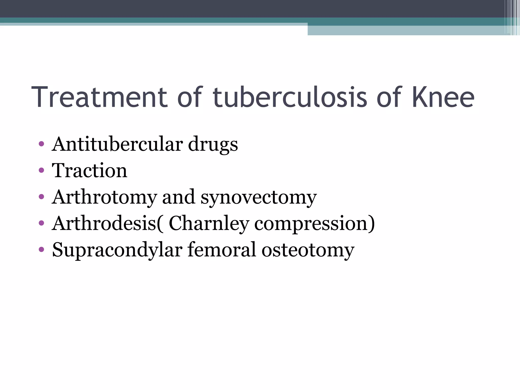 Tuberculosis of hip and knee | PPT