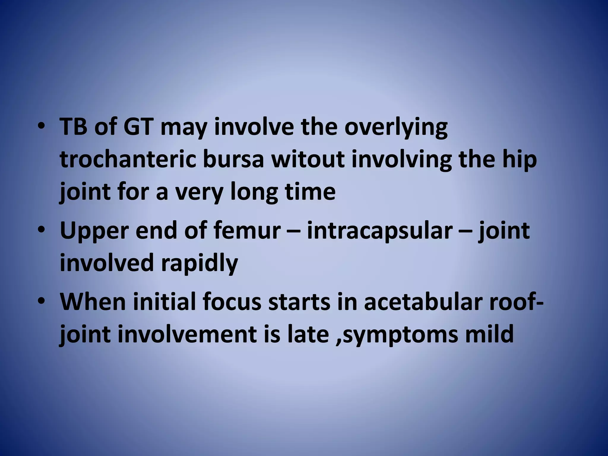 Tuberculosis of hip joint | PPTX