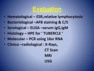 Tuberculosis of hip joint | PPTX