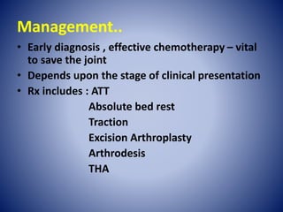 Tuberculosis of hip joint | PPTX