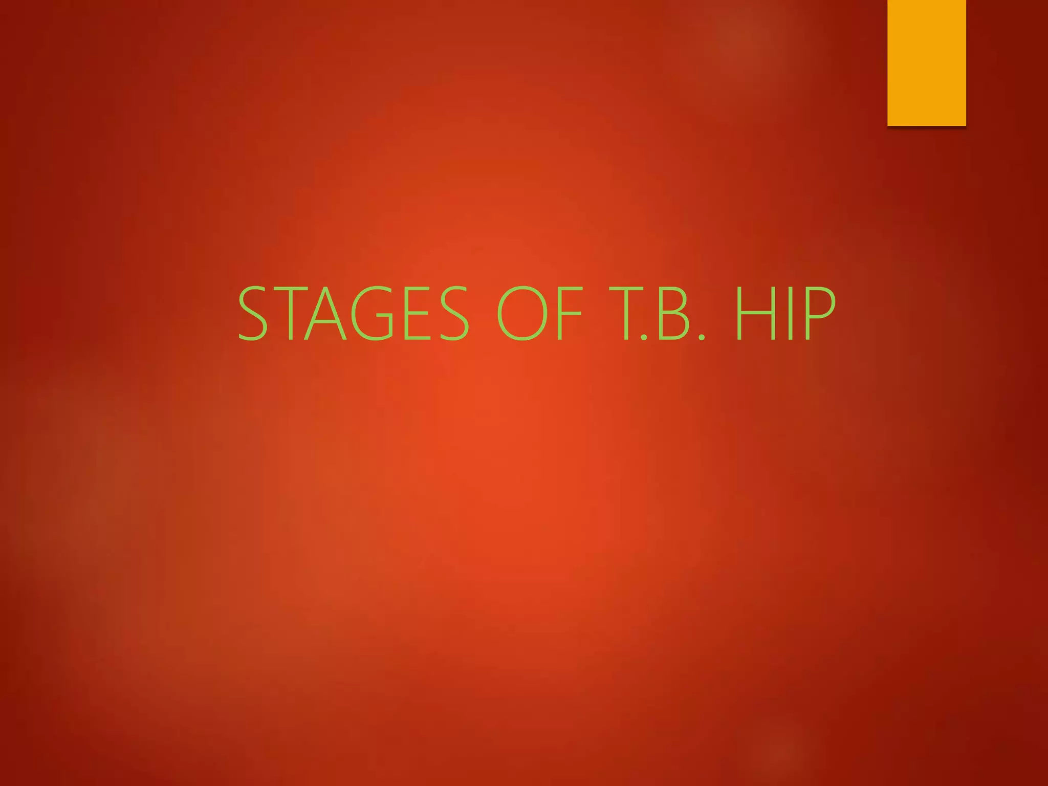 Tuberculosis of hip joint | PPTX