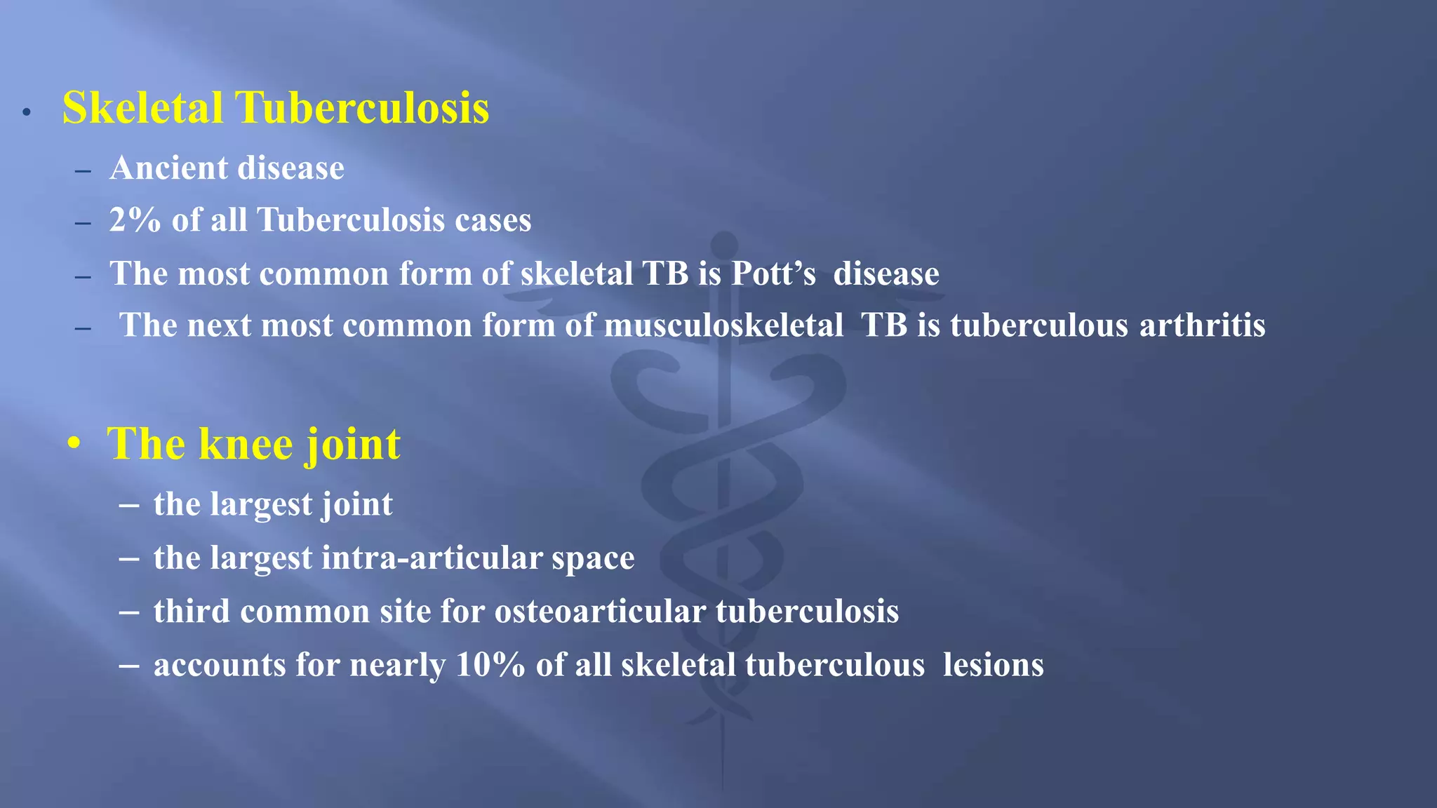 Tuberculosis of knee by dr ashutosh | PPTX